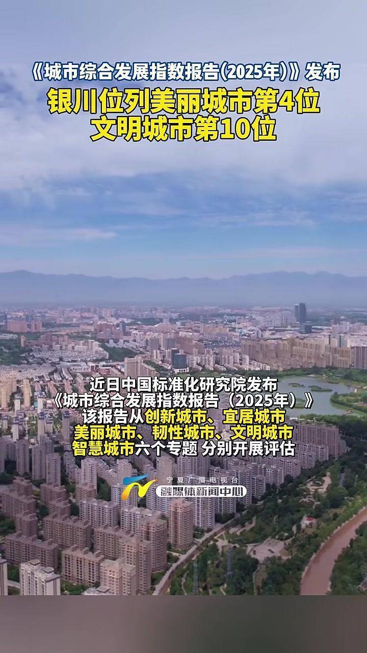 《城市综合发展指数报告(2025年)》发布,在国内36个主要城市中,银川...