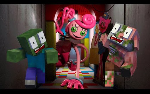 怪物学院动画:Poppy playtime 第二章挑战丨我的世界动画