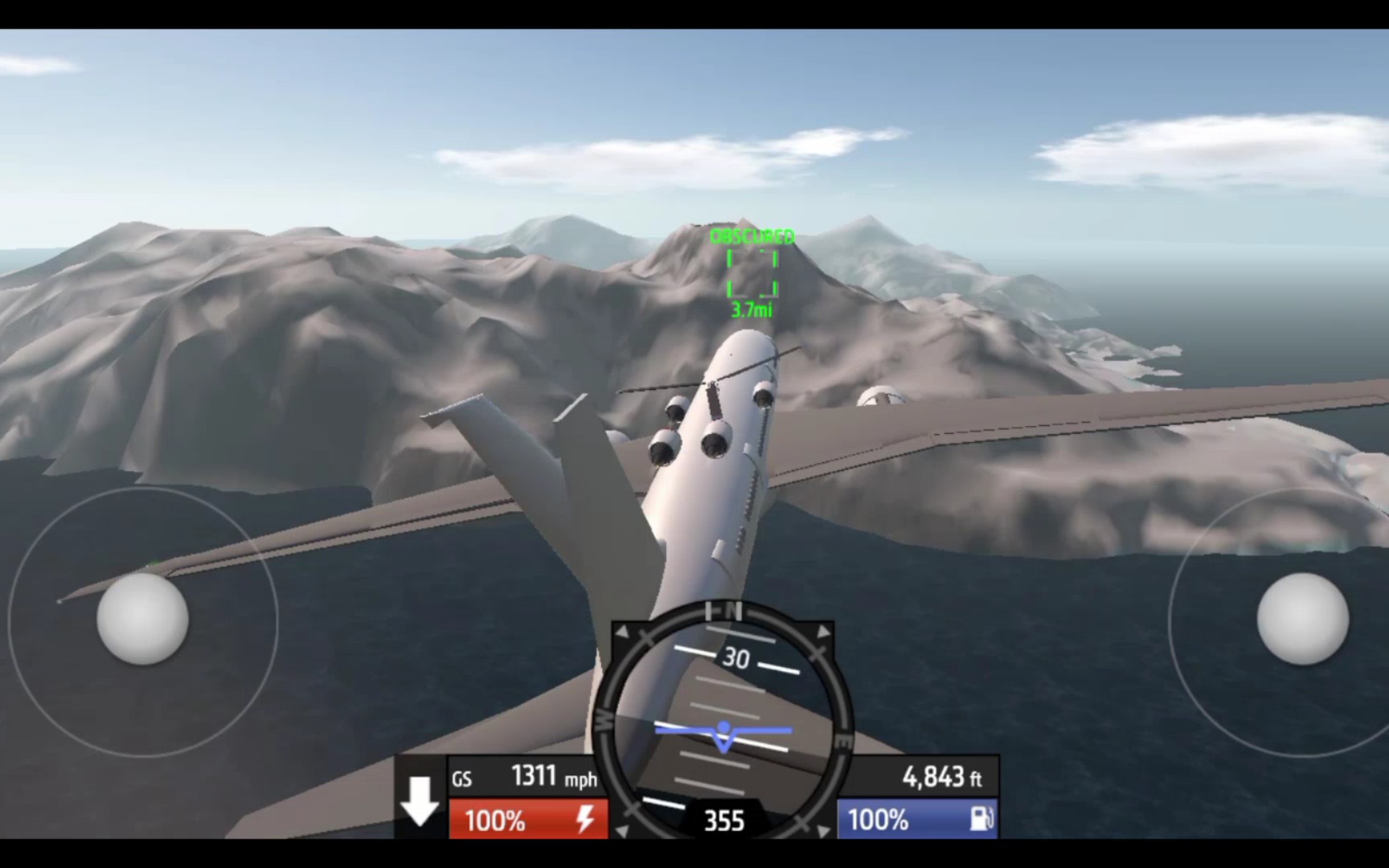 简单飞行,教你们如何到雪山