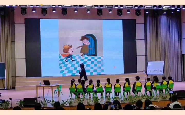 幼儿园大班语言游戏化公开课《拉不开的门》幼师必备 优质公开课 ...