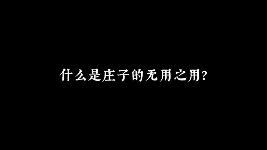 无用之用，方为大用