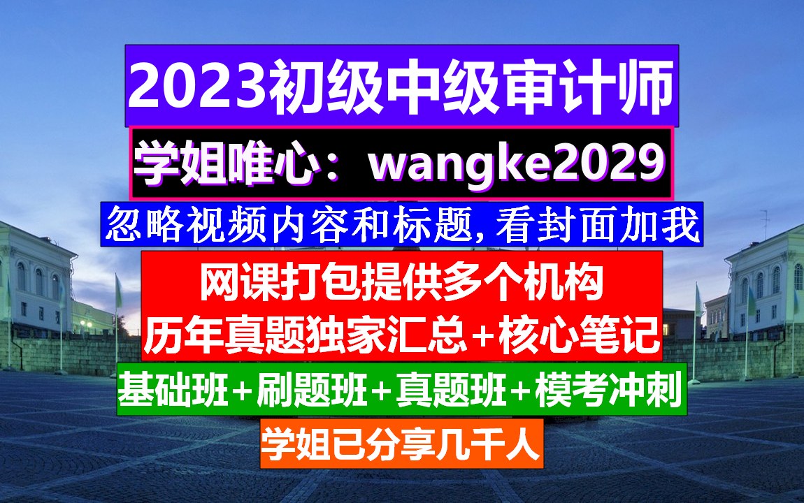 2023高级审计师,审计师考试真题及答案,审计师成绩查询入口