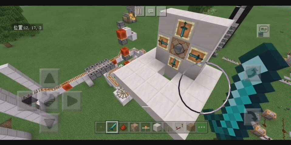minecraft我的世界 红石+指令连锁反应(新人纯自制)