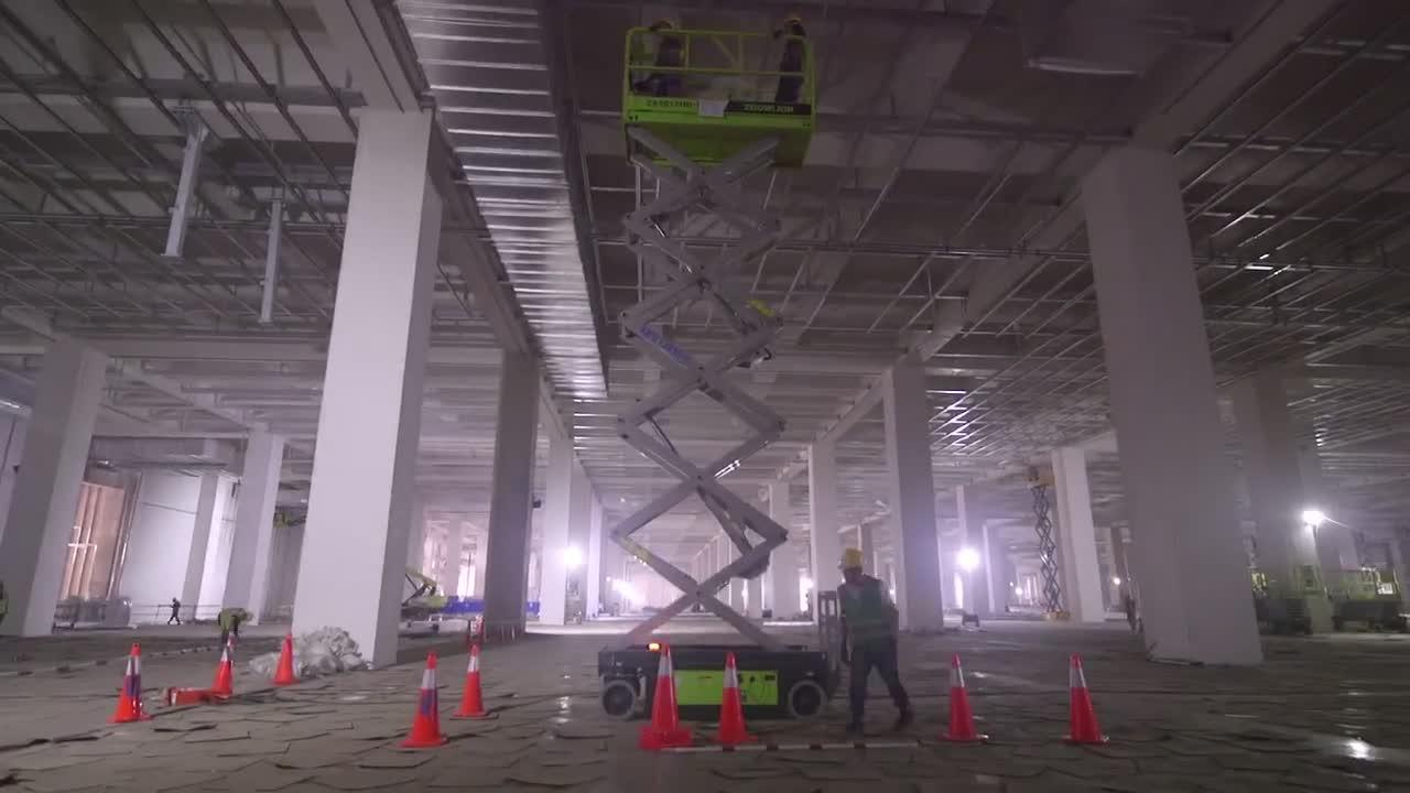 安全灵动 登高不止 中联重科高空作业平台领航暖春复工队伍!#机械