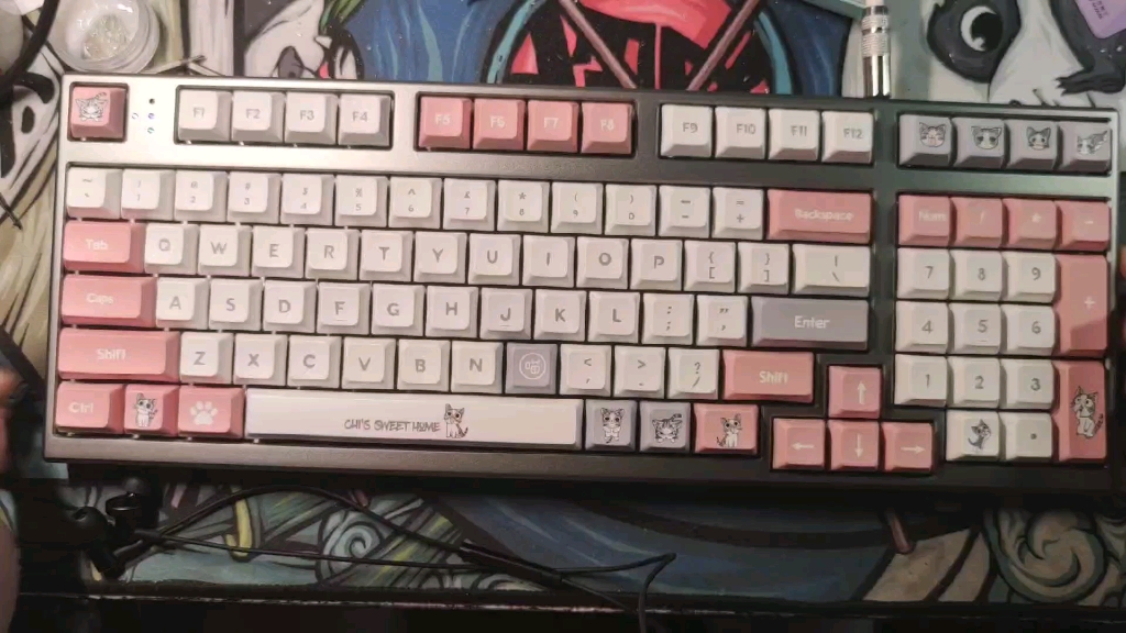 Kk980套件,墨玉黑轴,性价比很高的980配列键盘