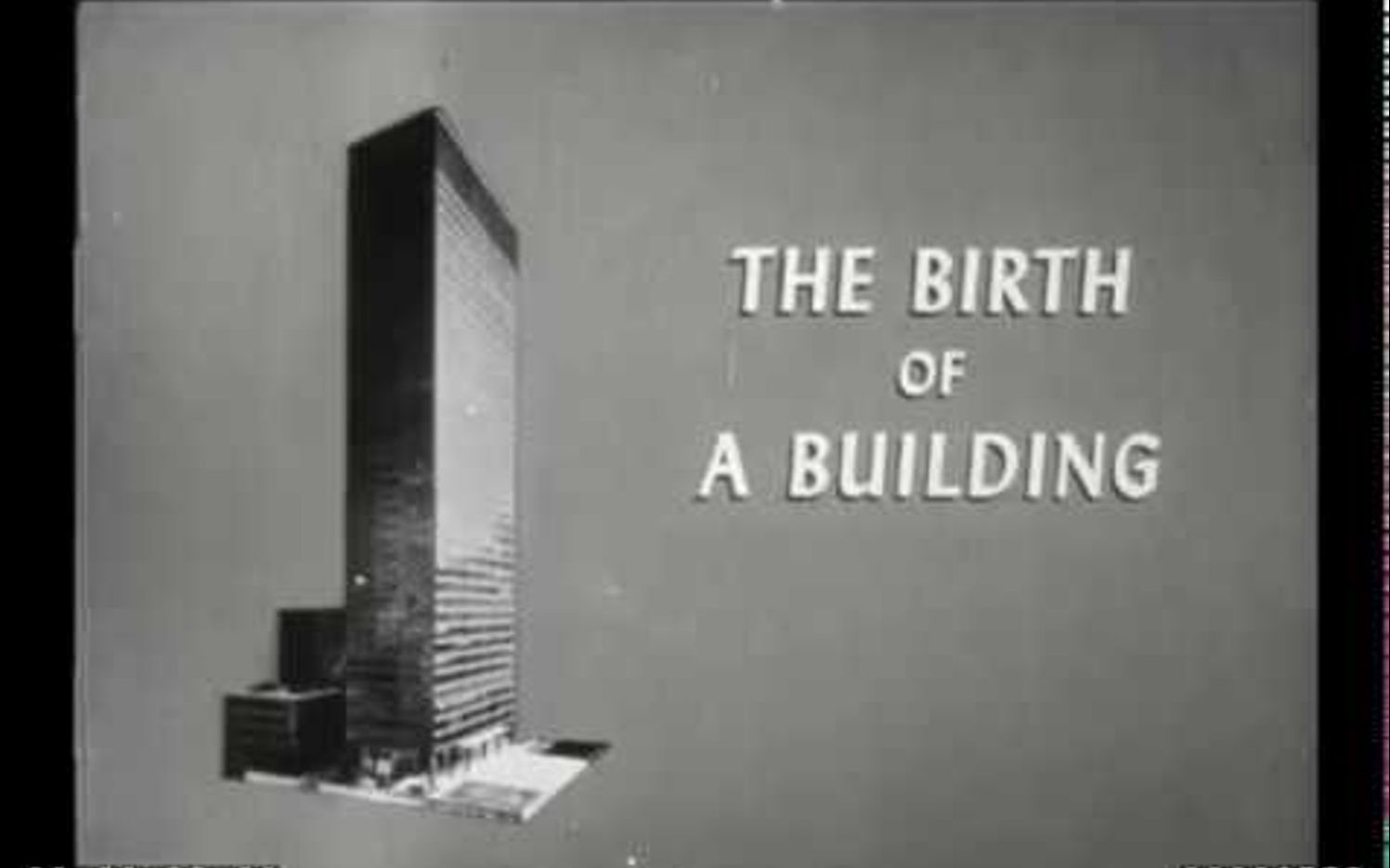 《一栋建筑的故事》,1958年[纽约市西格拉姆大厦]