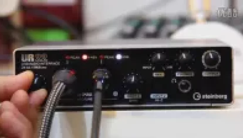 YAMAHA 雅马哈 UR22 专业外置USB声卡功能介绍 吉他乐器电容录音...