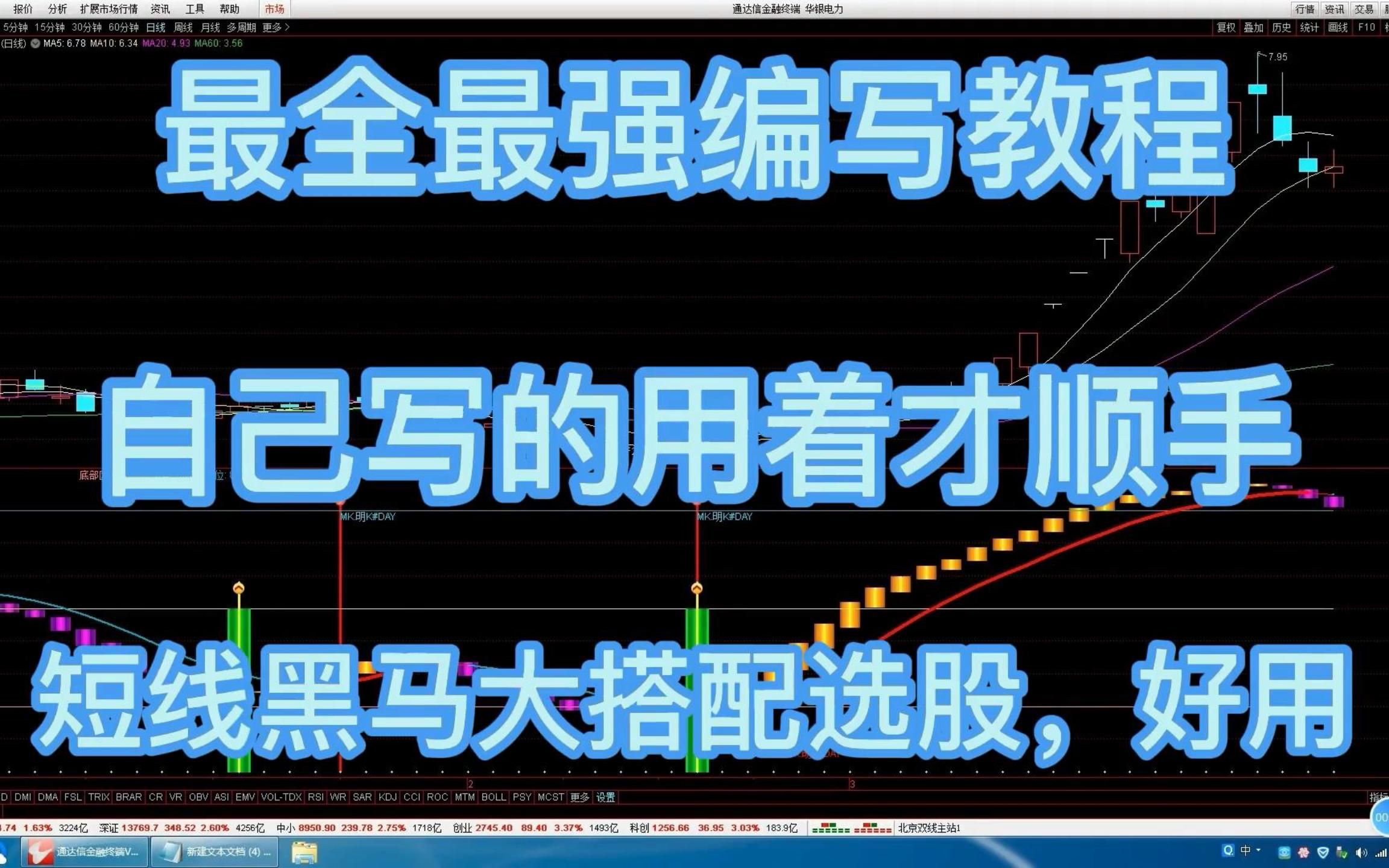 最全最好的指标公式编写教程,动手改变选股指标,自己做的用着才顺手