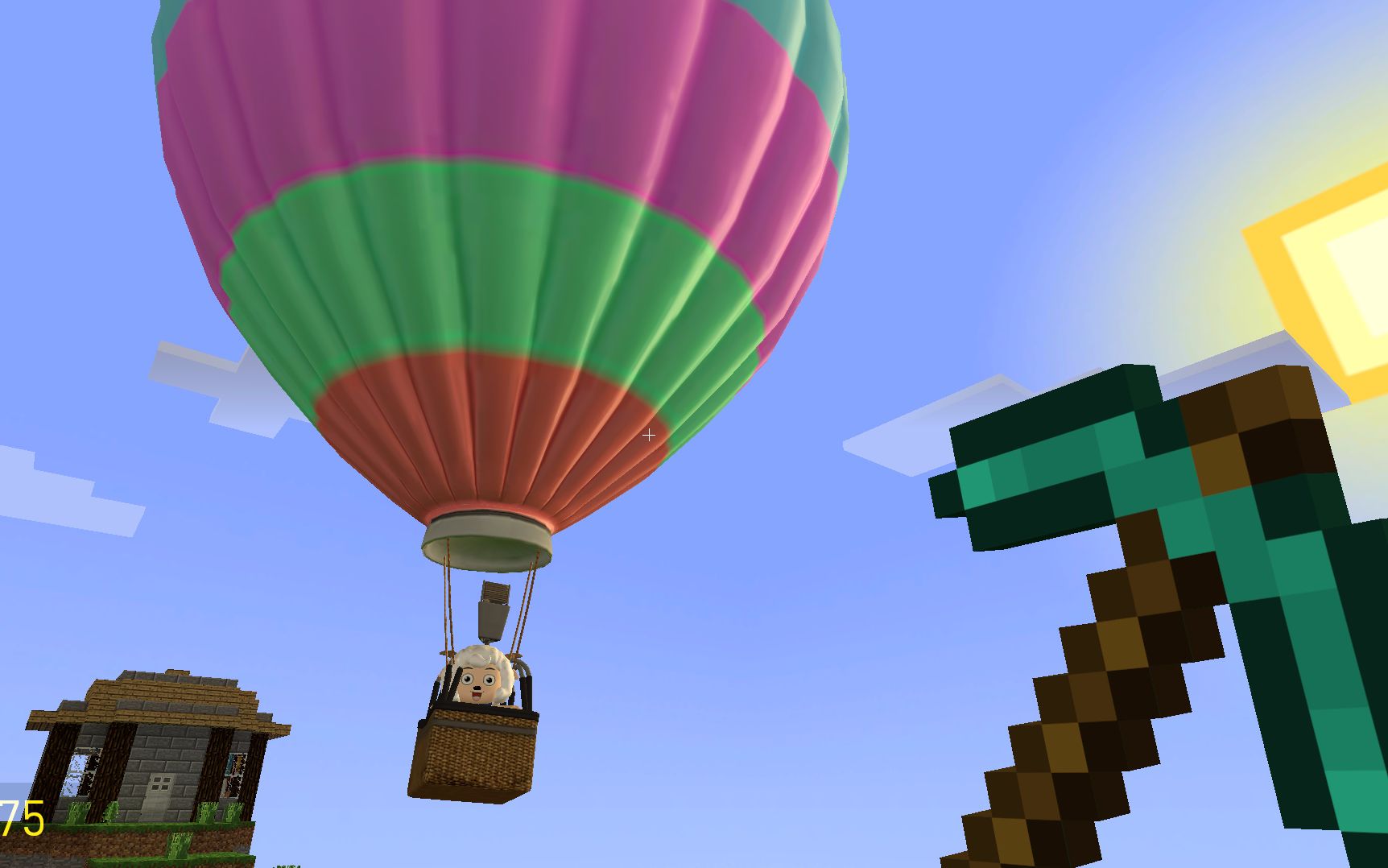 我的世界 喜洋洋的热气球能不能成功飞上天