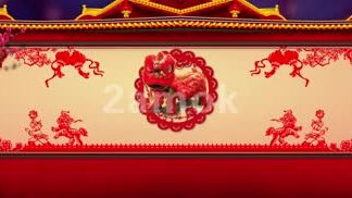 舞狮大气舞蹈晚会-卡通专题-凌晨两点素材网