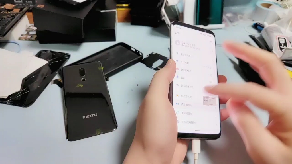 魅族16th手机不充电开不了机充电也没有反应发来修理完美复活