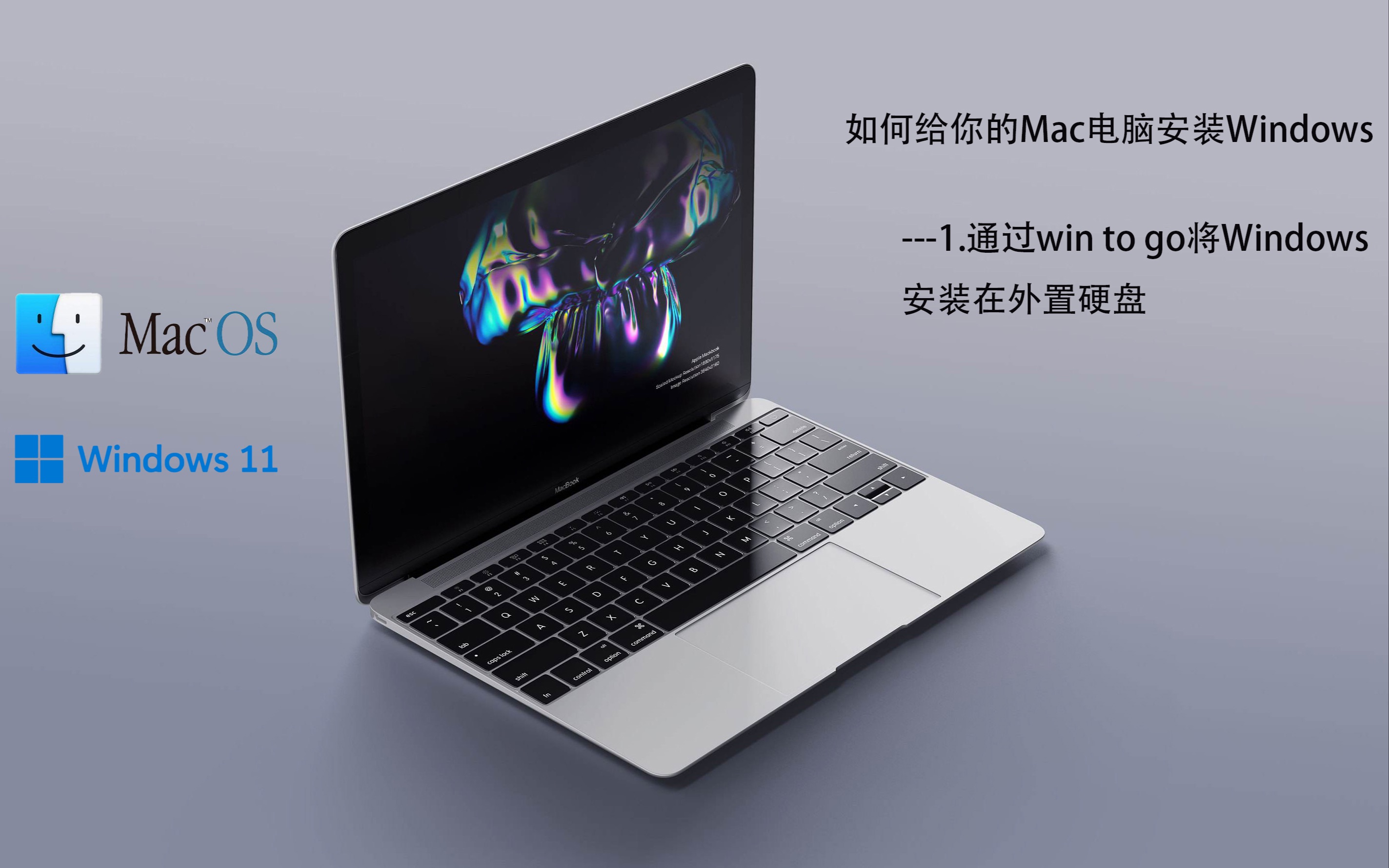 小白如何给自己的Mac电脑安装一个外置的Windows双系统