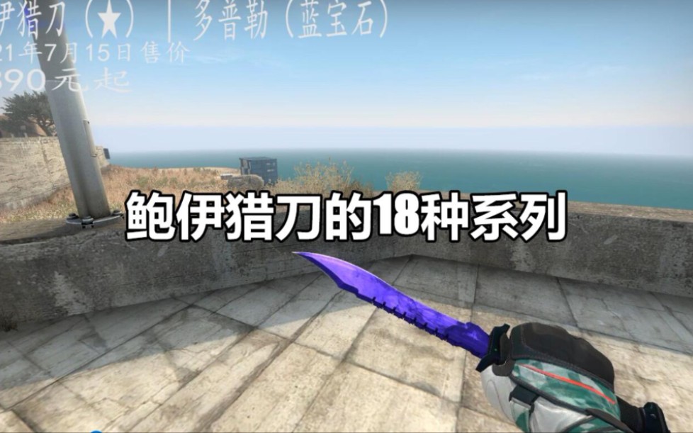csgo饰品 鲍伊猎刀18种系列大全