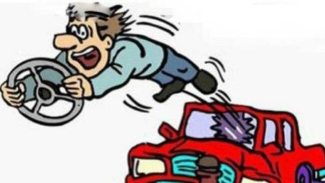 行车实录:开车不系安全带,你飞天了家里那个怎么办?