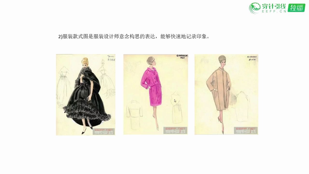 手绘款式图