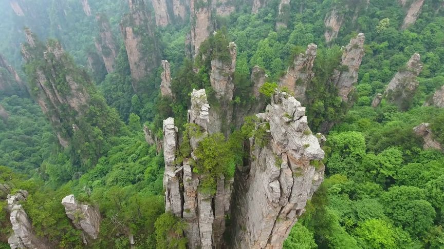 「4K风景」航拍张家界森林公园