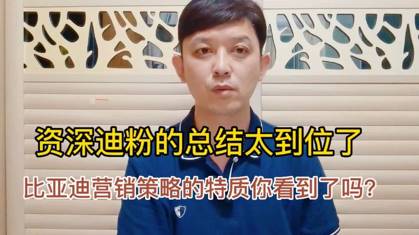 资深迪粉总结的一针见血:从比亚迪的营销策略看出了它的不同凡响