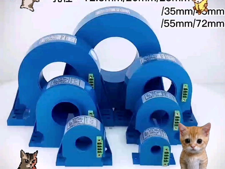 开口式电流互感器电压输出接PLC输出4~20ma带485转0-10V测300a /...