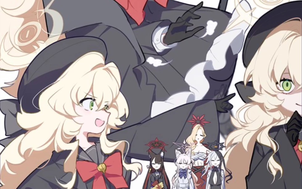 【蔚蓝档案二创小漫画117】七求妊:笑脸教授,要不咱们还是投了吧,你...