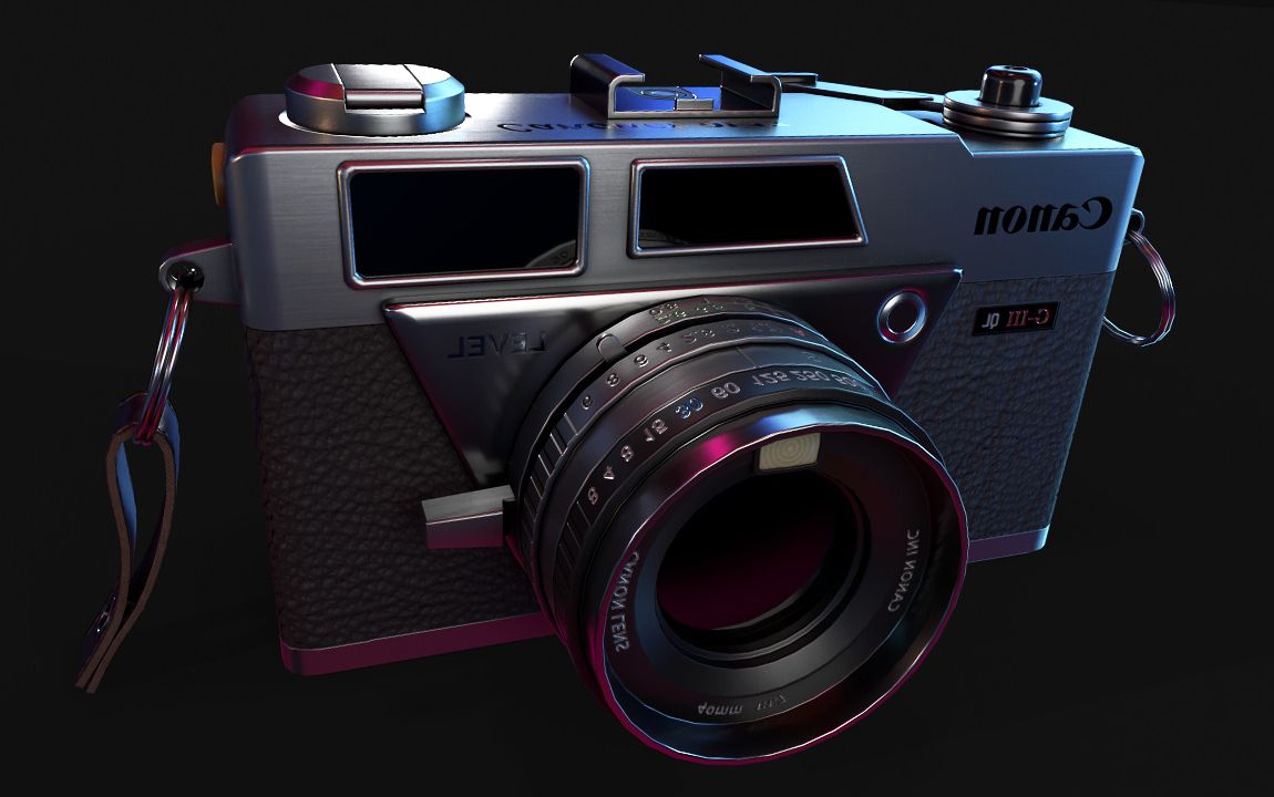 3DMAX期末作业“照相机”道具建模,教你三小时轻松搞定!