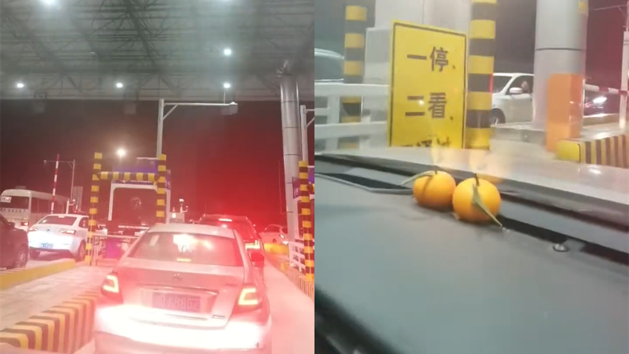 女子初六卡点免费下高速,后面的车急到狂按喇叭:都不想花钱!