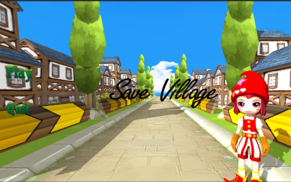 【3D游戏开发 Unity】课程设计Save Village(跑酷+射击FPS)游戏展示