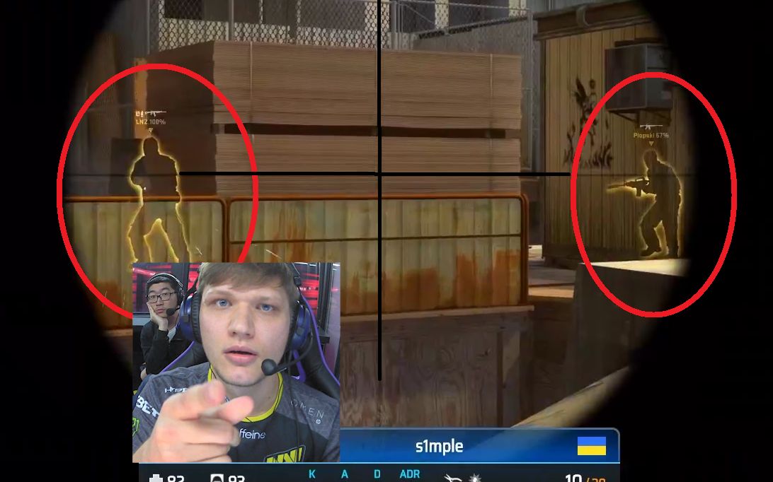 《simple架中间,甩2边!》_哔哩哔哩bilibili_CSGO