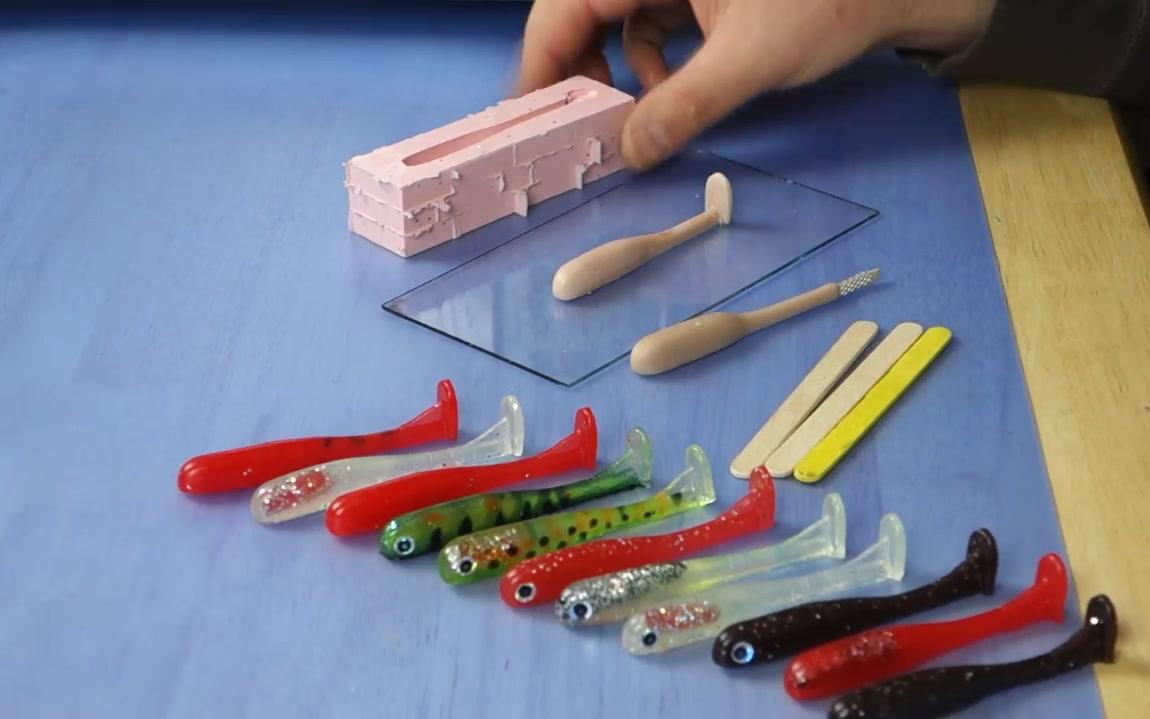 【路亚日常】一步一步教你用pvc自制路亚假饵,在家里搞起来!