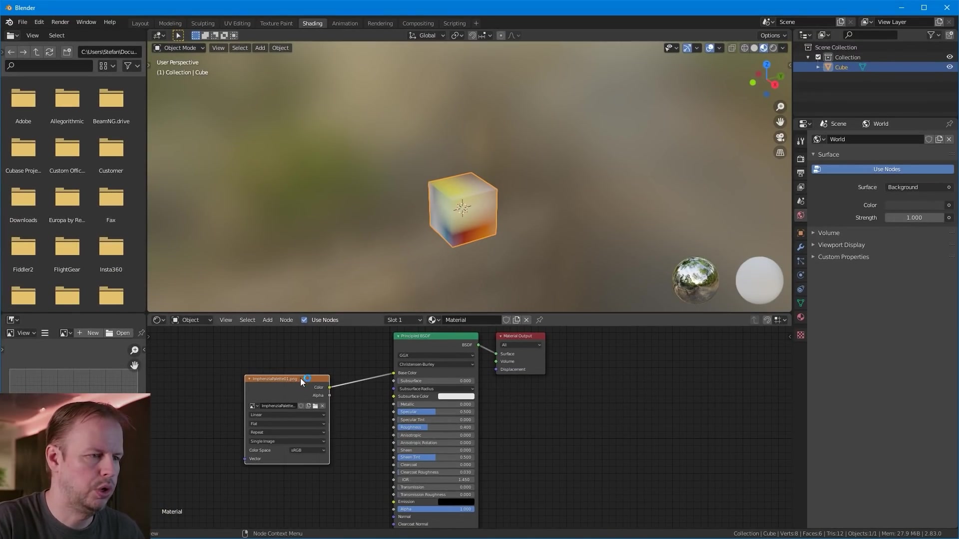 一小时等于5年blender低模建模经验,不香吗?