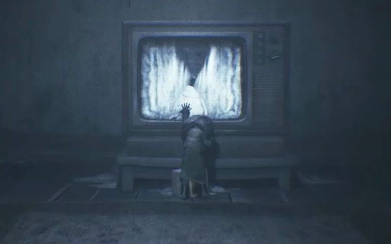 《小小梦魇2》| 第四关-电视 | 实况解说 | 为了看电视可以不顾一切?_...