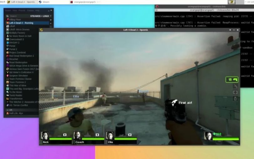 香橙派5(OrangePi5)-Steam游戏: 求生之路2