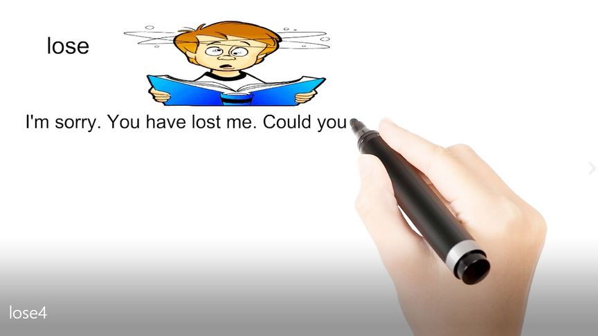 英语思维角度学动词lose的意象4思维训练三英语学习方法