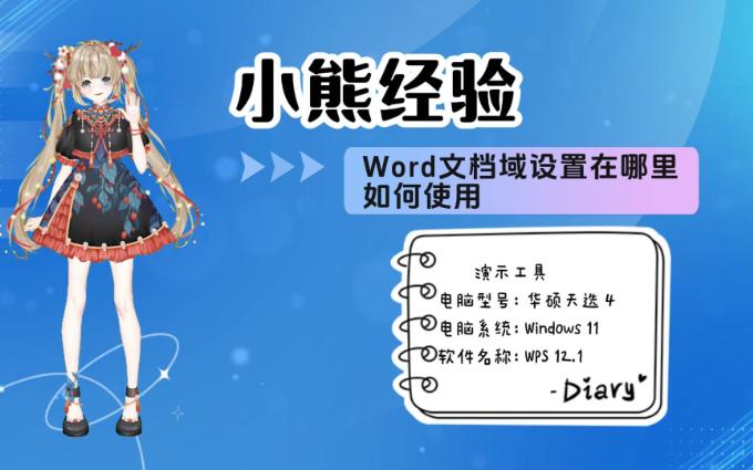Word文档域设置在哪里,如何使用