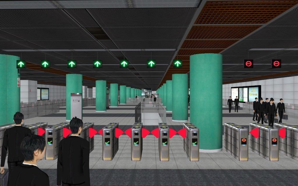 【3D建模分享】 地铁交通三维动画
