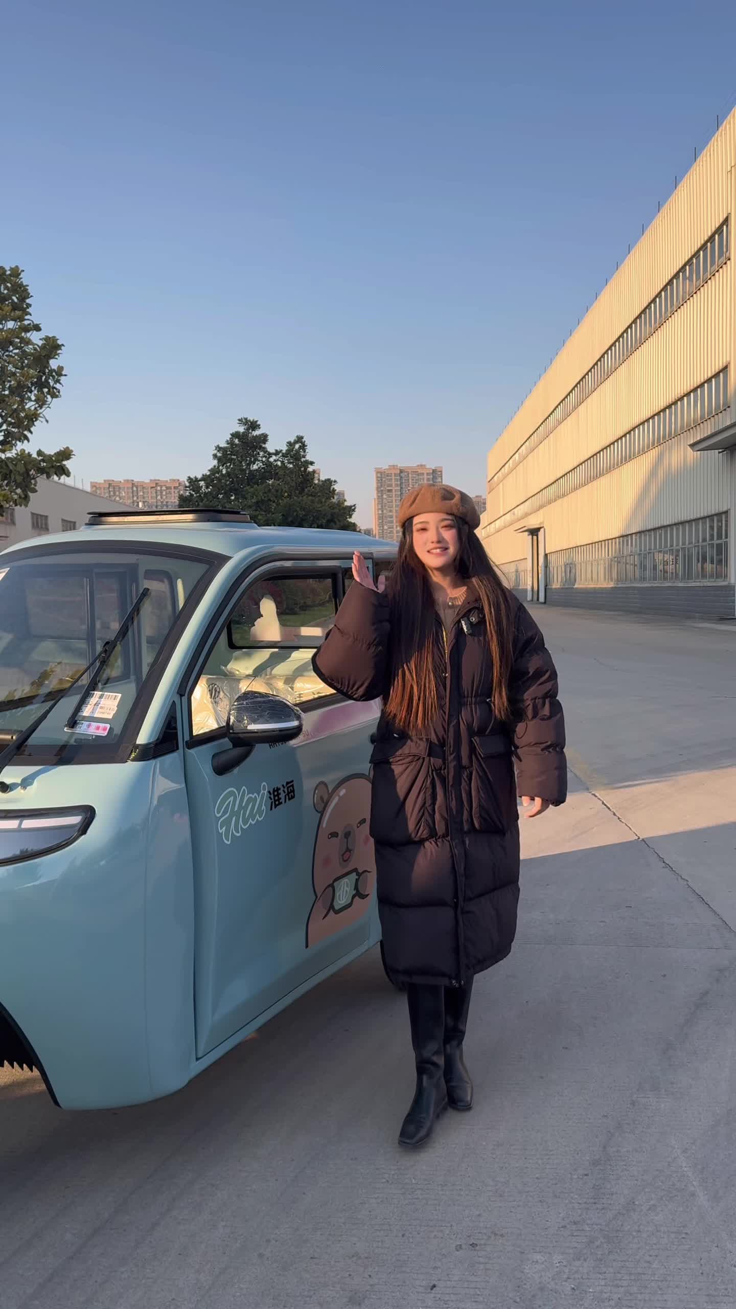 ...伴侣-淮海锐龙CF1萌动来袭##冬季必备 #淮海车辆 #三轮车 #宝妈推荐