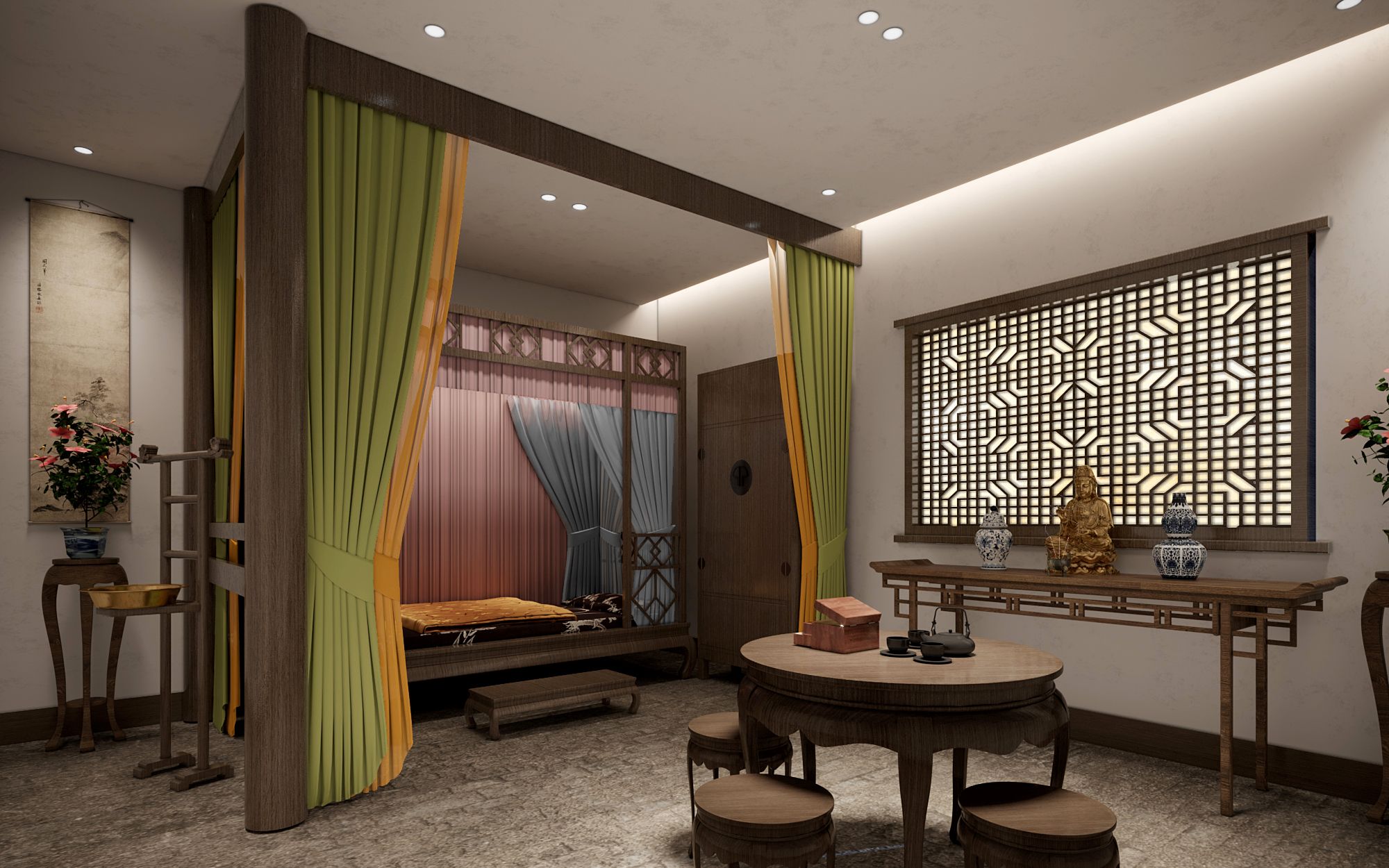 武林外传同福客栈还原之佟掌柜房间篇 下