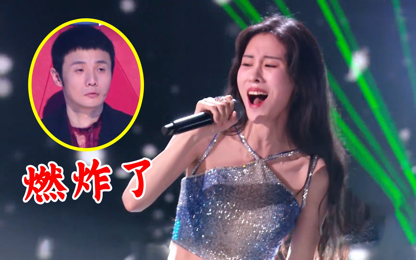 不愧是LIVE女王！张碧晨新歌首秀燃炸全场，这才是真的好声音