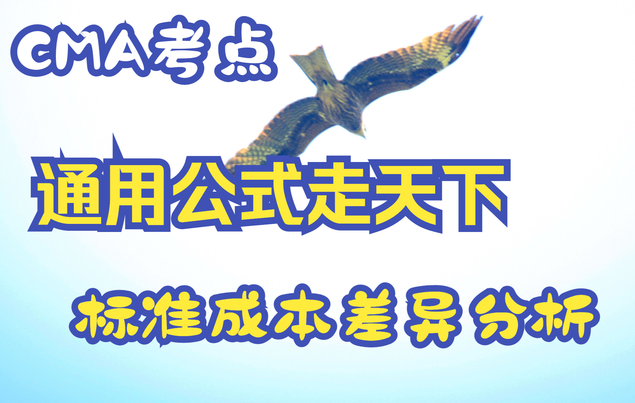 【CMA考点-10】标准成本差异分析,真的不需要背那么多公式!