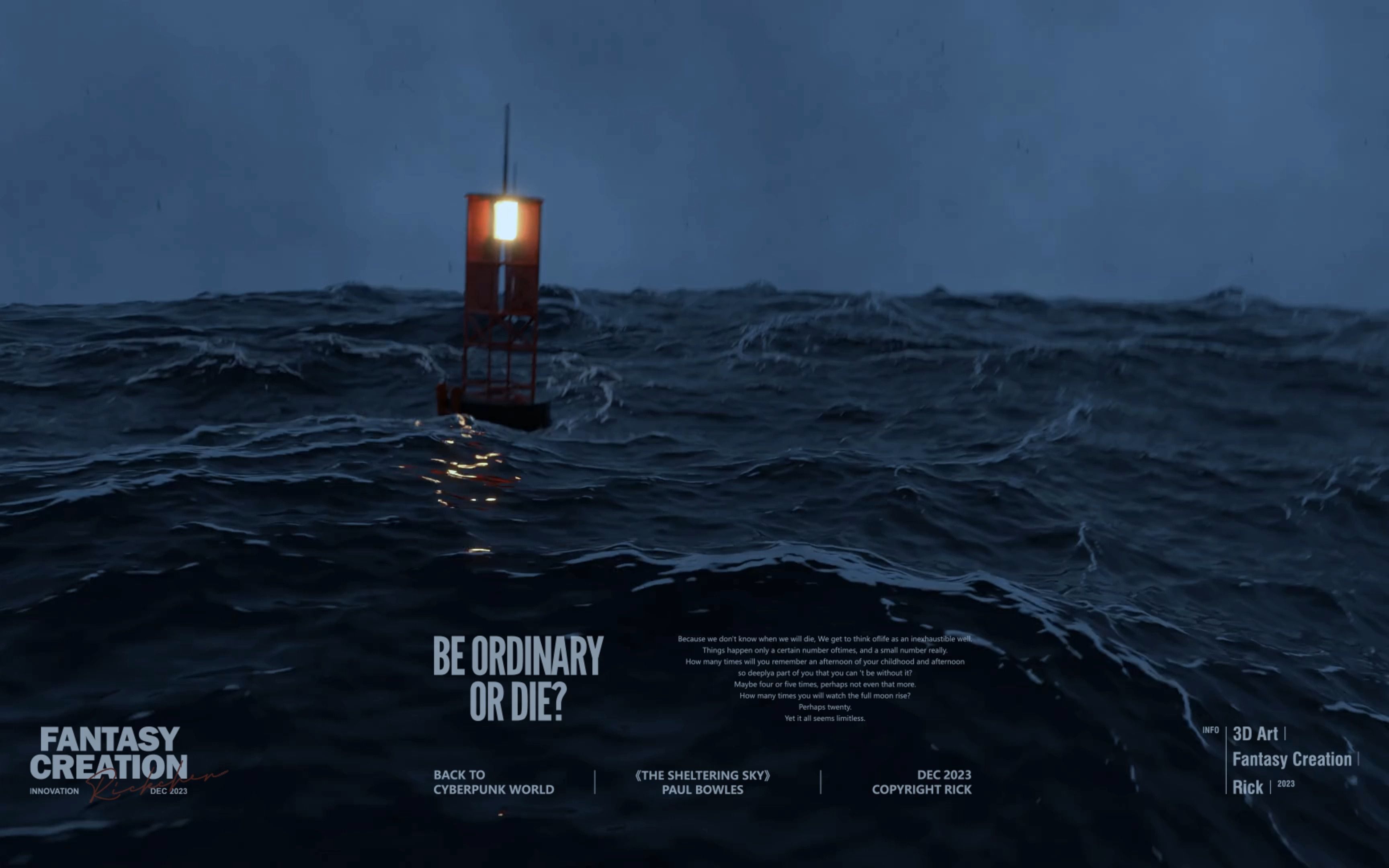 Blender教程跟练 -创造一个有电影感的暴风雨的海洋