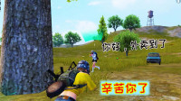 迷你世界小乾家的妮妮 第285集 妮妮冲出研究所,没想到有一队外卖员,...