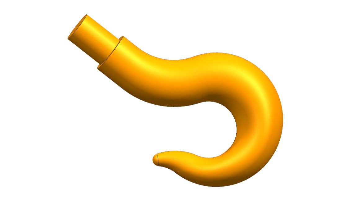 UG NX10.0 吊钩零件草图的绘制 3.6