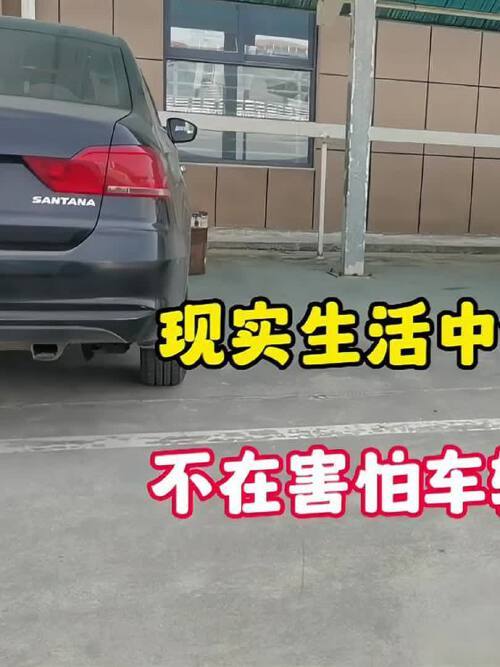 现实生活中倒车入库,不用害怕车辆发生剐蹭