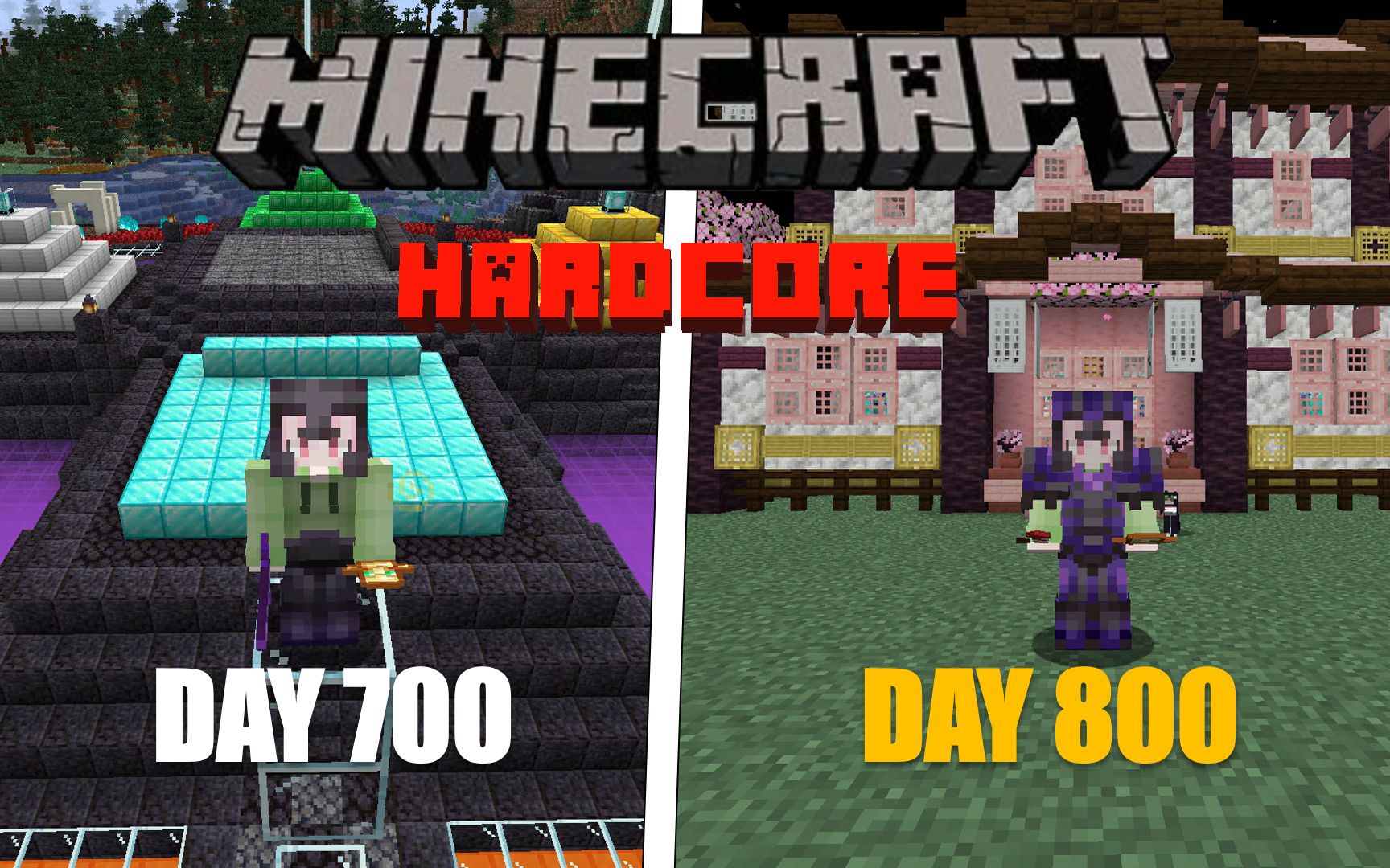 【Minecraft极限生存】当你在极限生存中存活了800天!_哔哩哔哩bilibili...