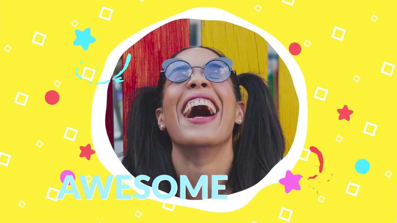 奇幻动画幻灯片ae模板