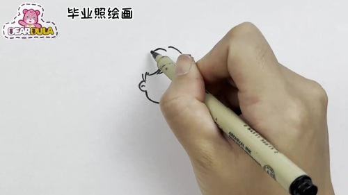 毕业画怎么画简单又漂亮,怎样绘画毕业照片,儿童手工绘画