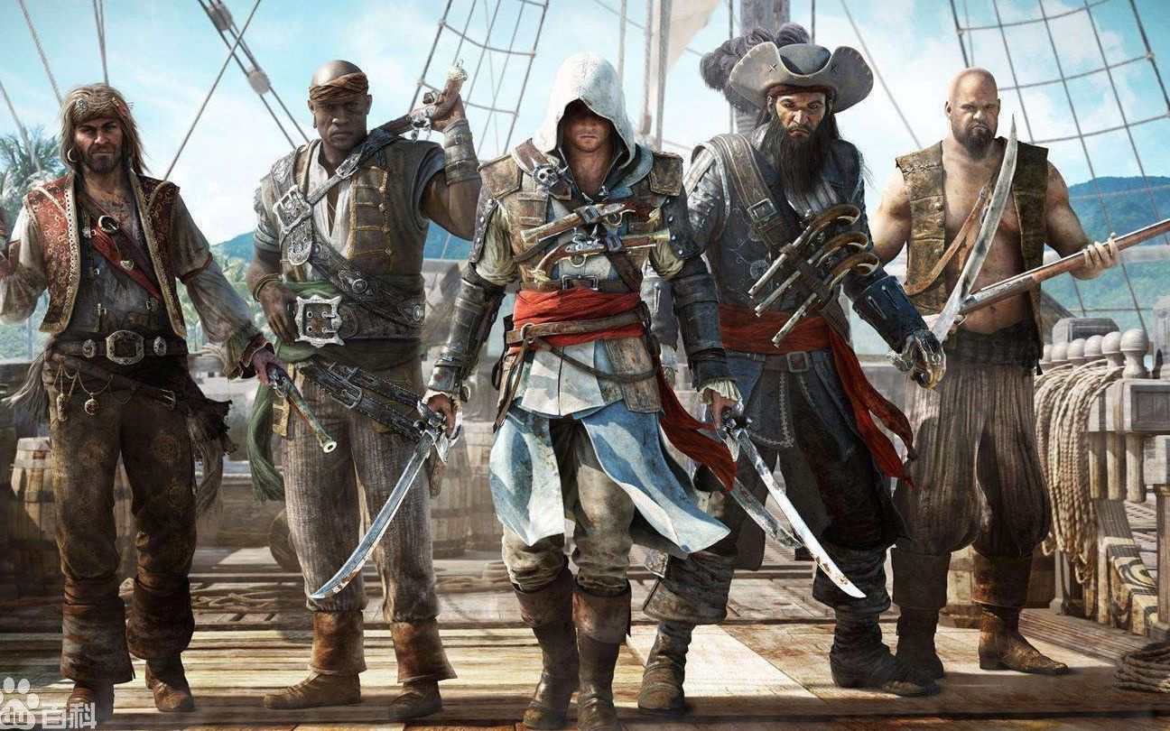 《刺客信条4》混剪,万物皆刚,遇事无双。