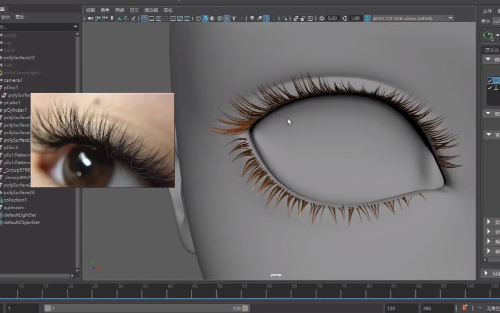 Maya毛发系统Xgen教学