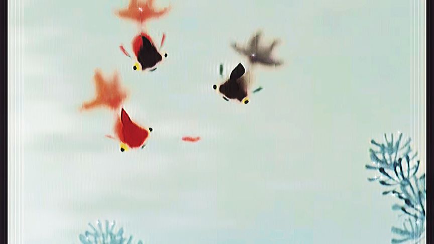 水墨画在水中跳起了华尔兹———《小蝌蚪找妈妈》