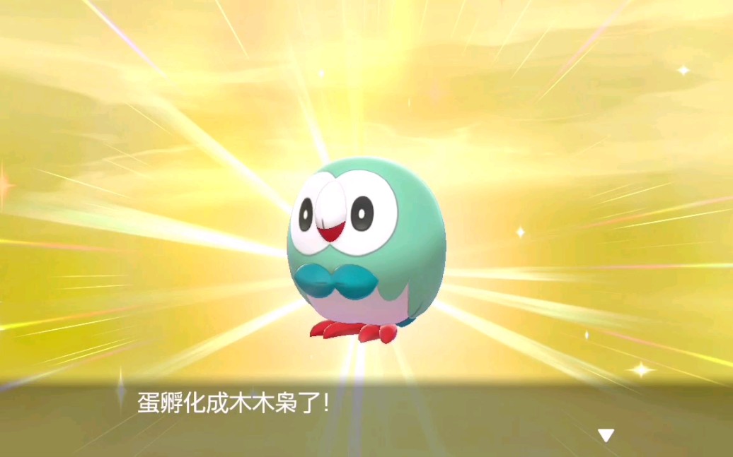 元宵节限定圆枭!125闪光木木枭get!【宝可梦剑盾】