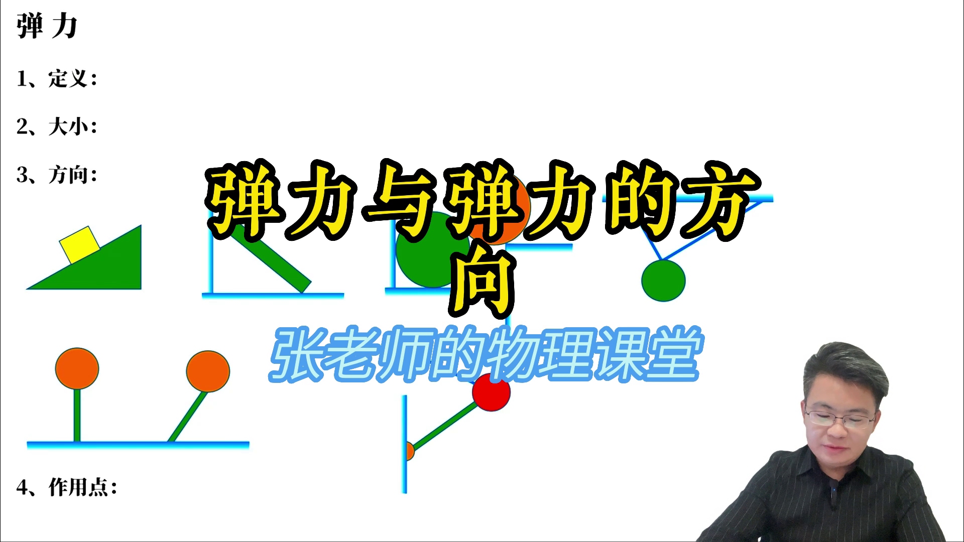 弹力与弹力的方向